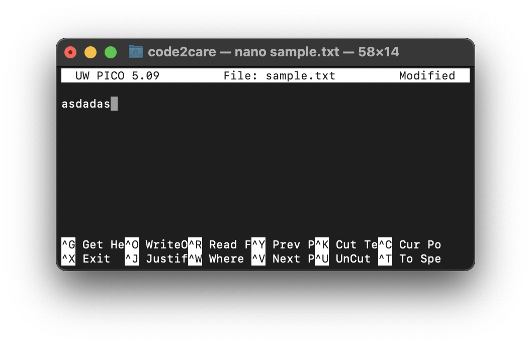 How To Exit From Nano Command Code2care